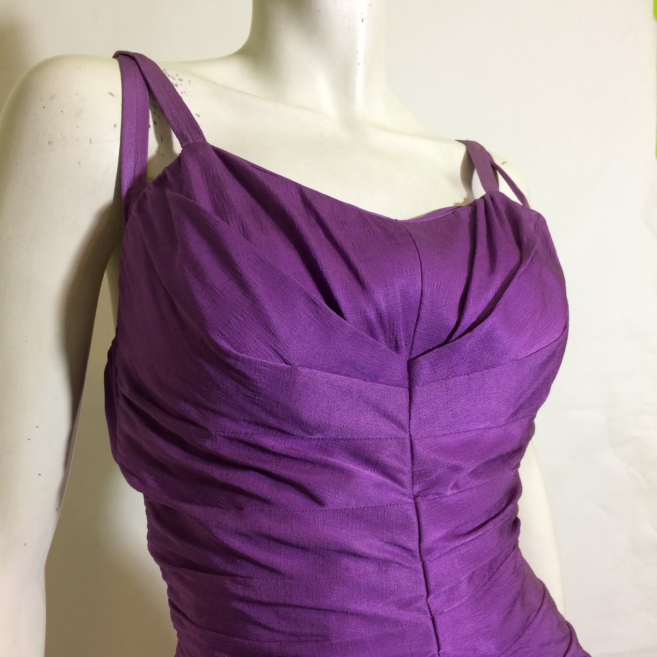 Rose Marie Reid Violet Draped Sheath Swimsuit circa 1950s – Dorothea's ...